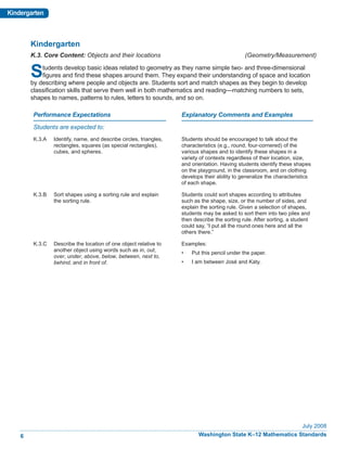 K 12 mathematics standards | PDF