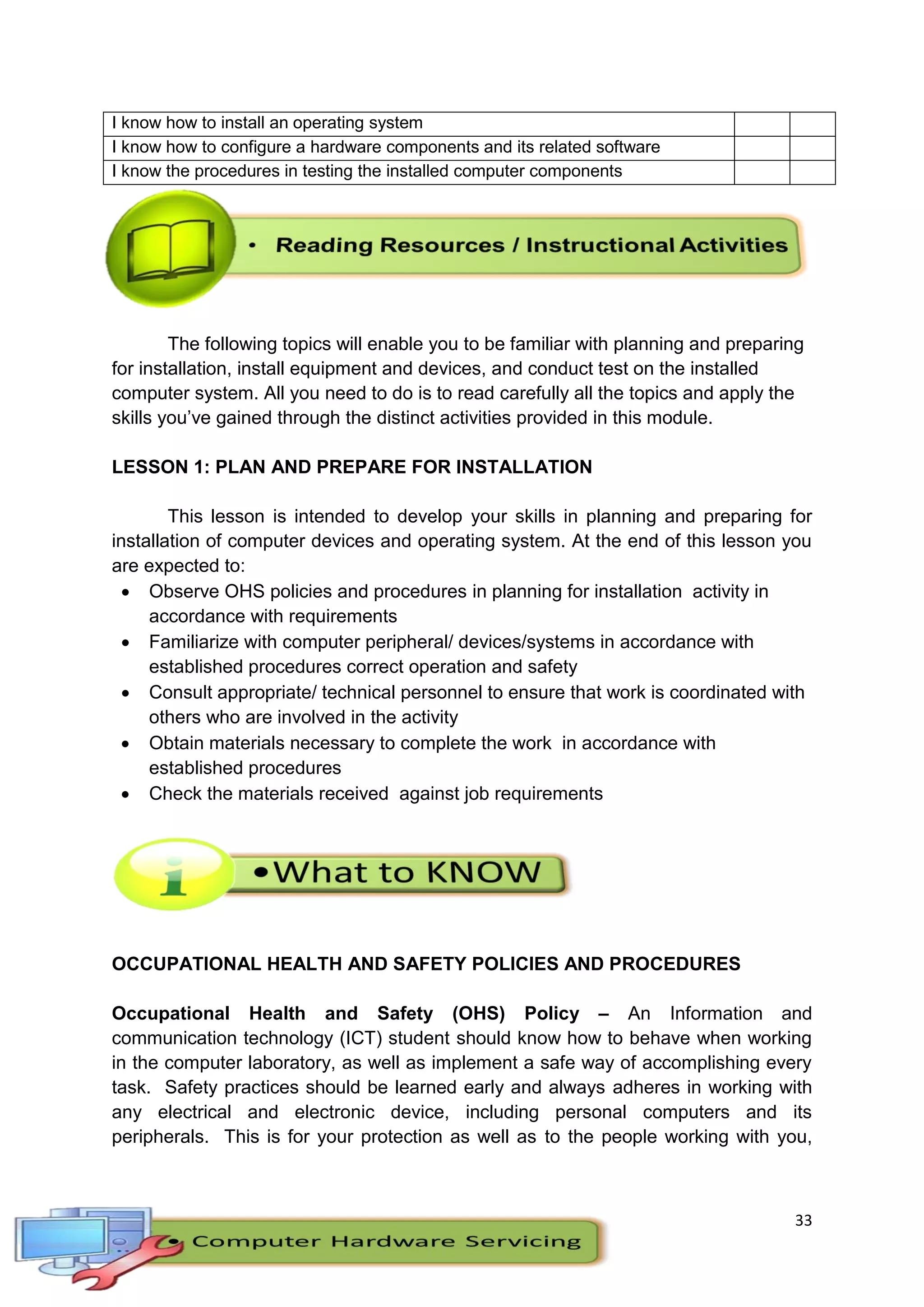 K-12 Module in TLE - ICT Grade 9 [All Gradings] | PDF | Educational ...