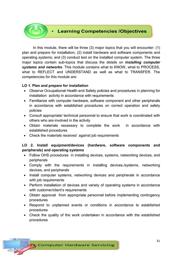 K-12 Module in TLE - ICT Grade 9 [All Gradings] | PDF | Educational ...