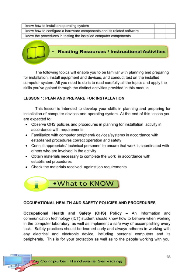 K-12 Module in TLE - ICT Grade 9 [All Gradings] | PDF | Educational ...