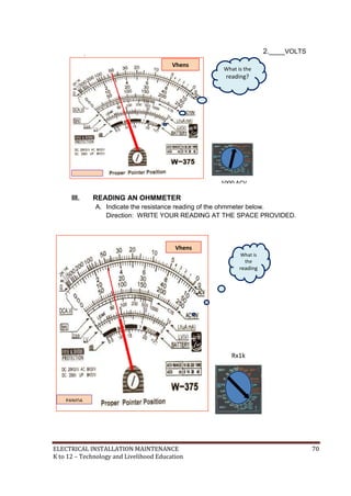 K-12 Module in TLE 8 (Electrical) 3rd Grading | PDF