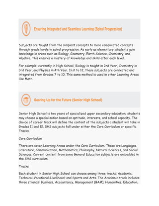 K to 12 Salient Point | PDF