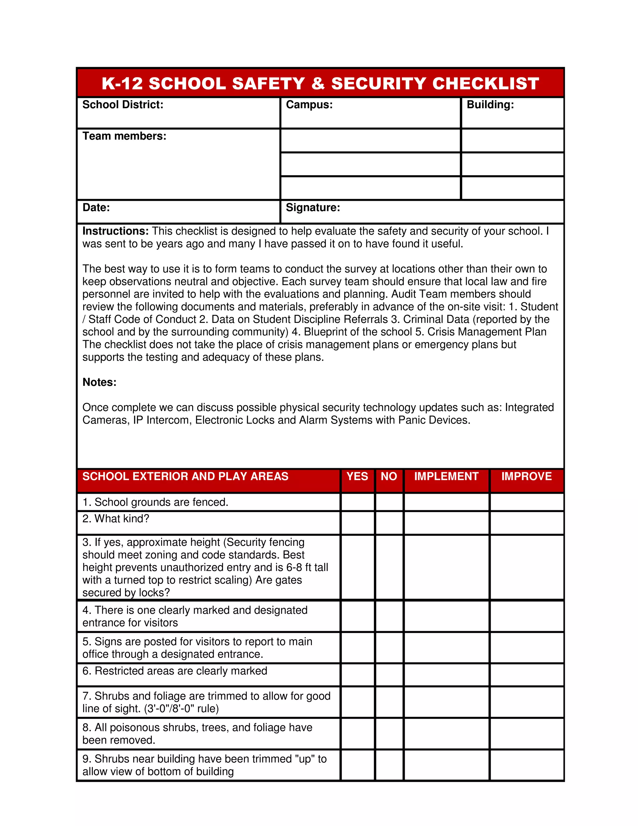 K 12 school-safety_security_checklist_mc_donald_aaci | PDF