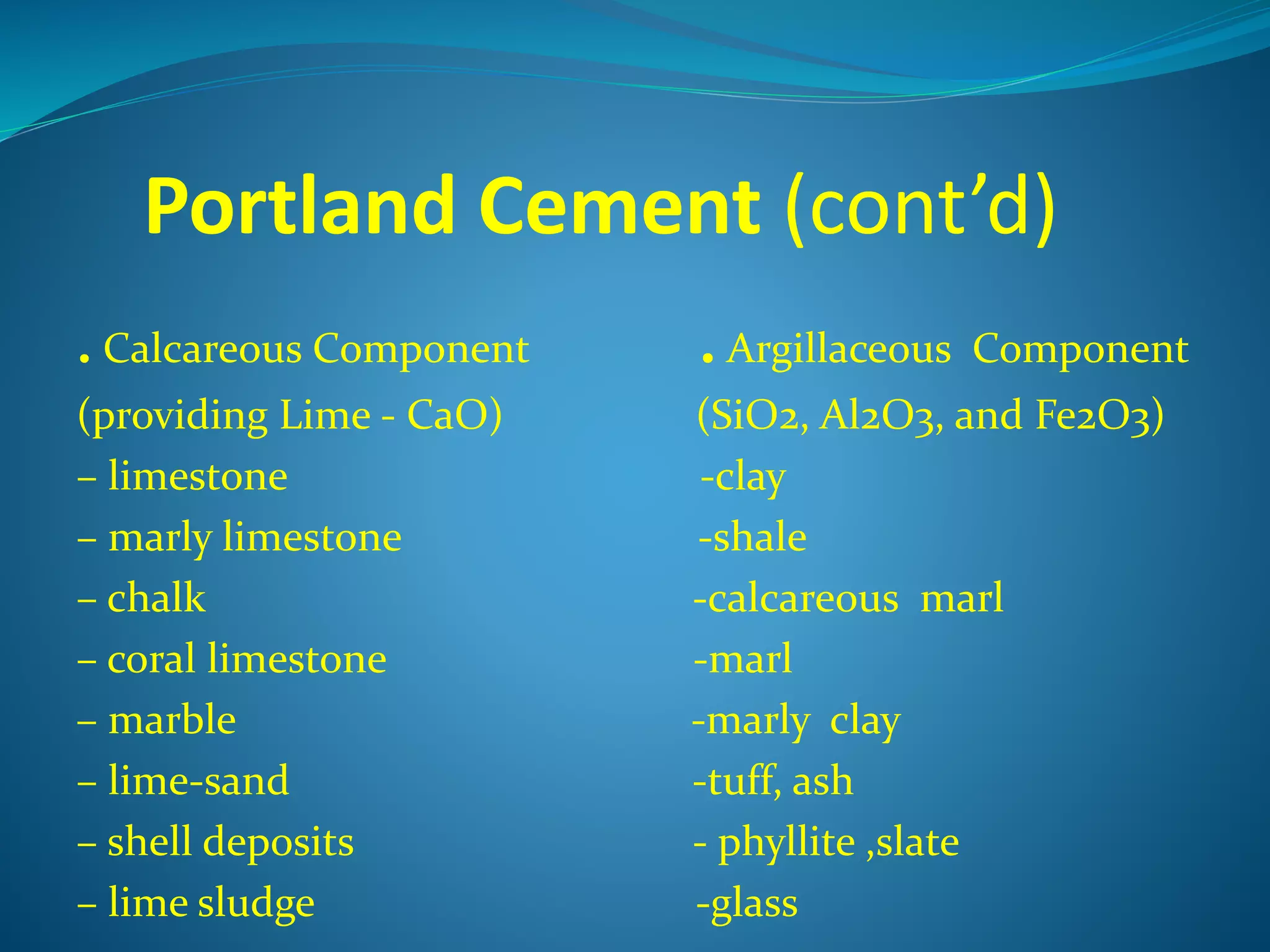 Cement manufacturing process | PPTX