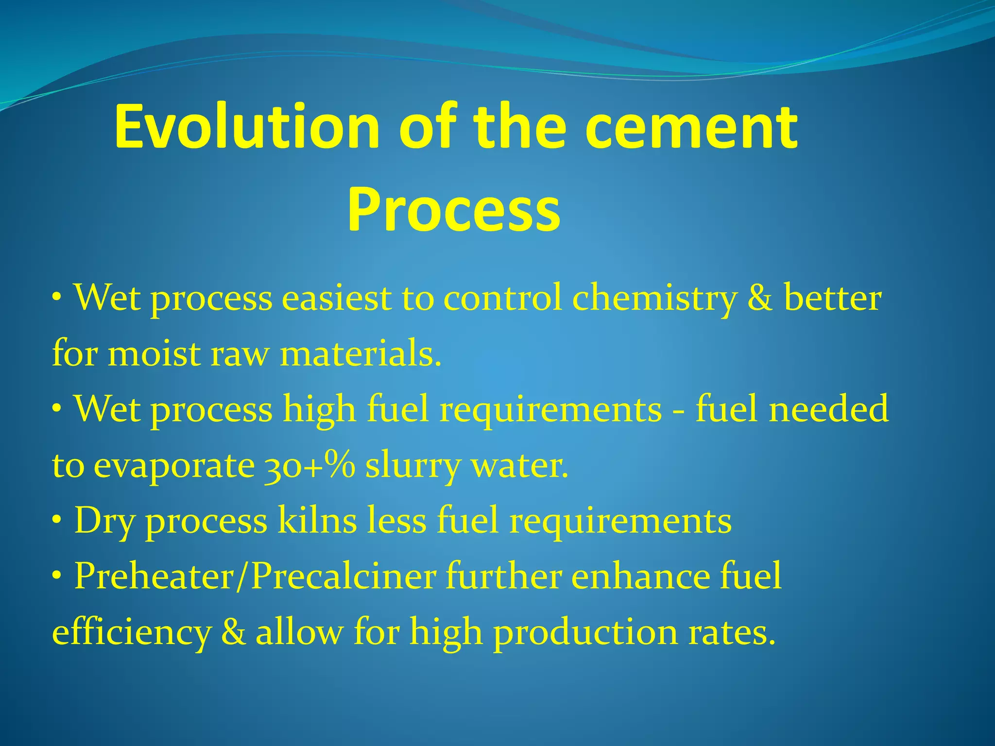 Cement manufacturing process | PPTX
