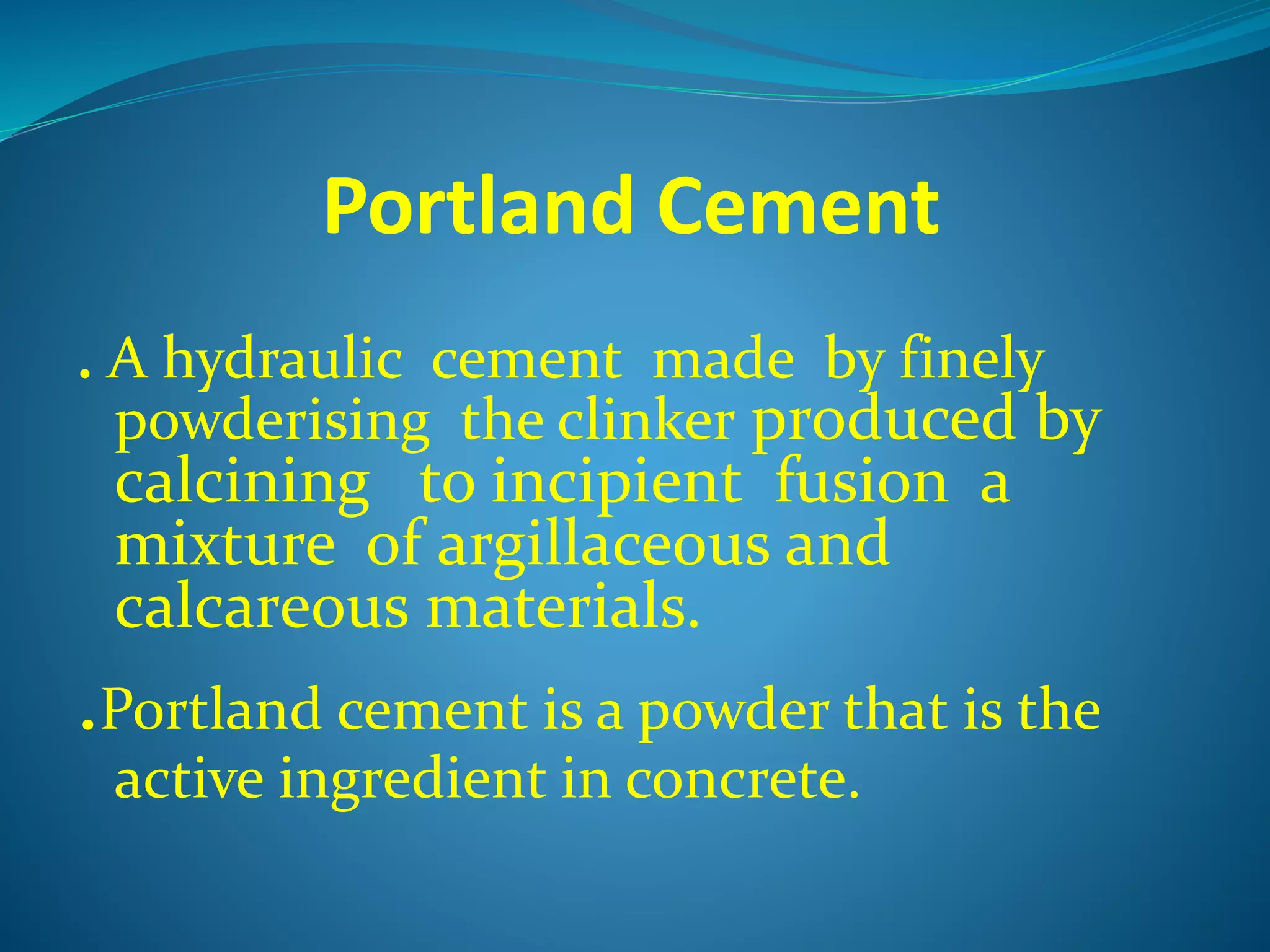 Cement manufacturing process | PPTX