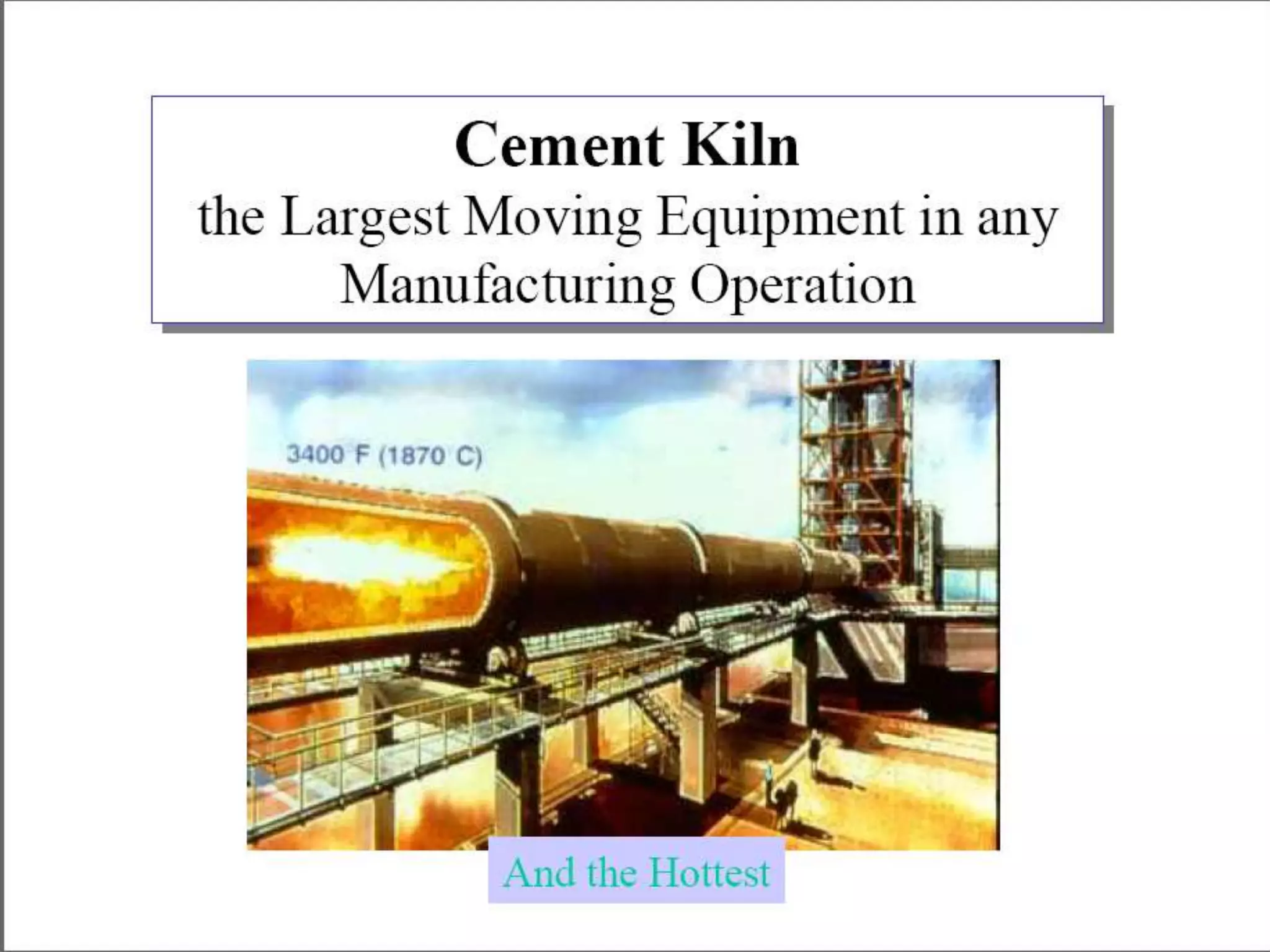 Cement manufacturing process | PPTX