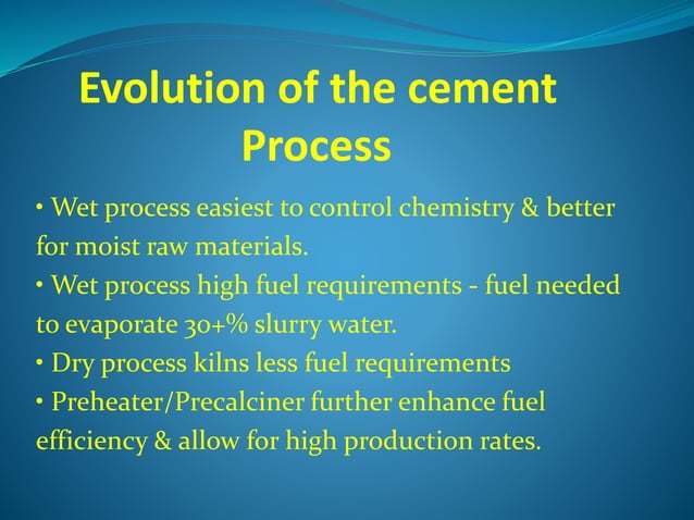 Cement manufacturing process | PPTX