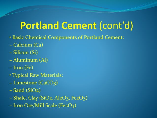 Cement manufacturing process | PPTX
