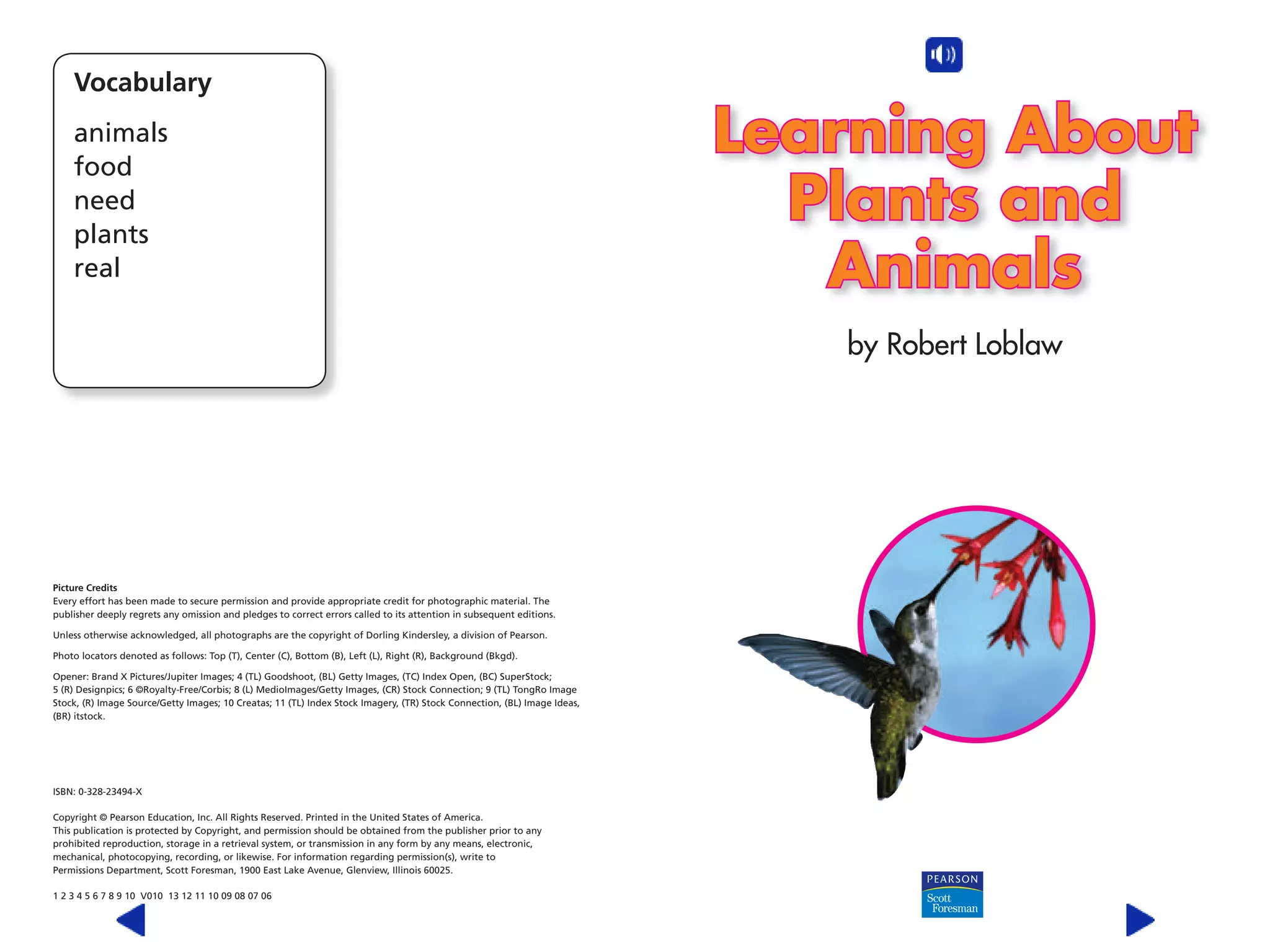 K.3 learning about plants and animals (life sciences) | PDF