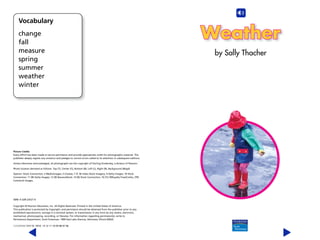 K.6 weather (earth sciences) | PPT