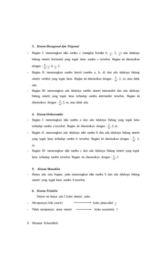 contoh laporan praktikum kristalografi dan mineralogi | DOCX