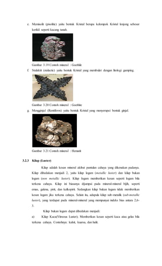 contoh laporan praktikum kristalografi dan mineralogi | DOCX