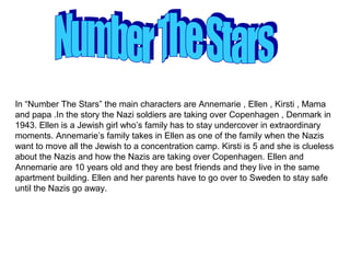 Number The Stars Summary