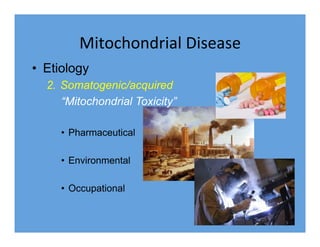 Mitochondrial Disease and Toxins | PDF