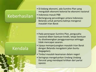 Kabinet Natsir dan Kebijakan Gunting Syarifuddin | PPTX