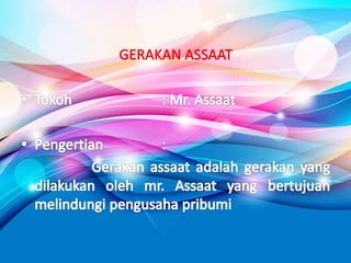 Kabinet Ali Sastroamidjojo 1 dan Gerakan Asaat | PPTX