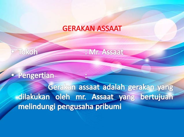 Kabinet Ali Sastroamidjojo 1 Dan Gerakan Asaat Ppt