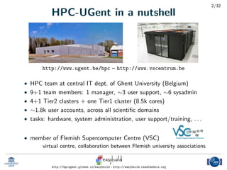 Introduction to EasyBuild: Tutorial Part 1 | PDF