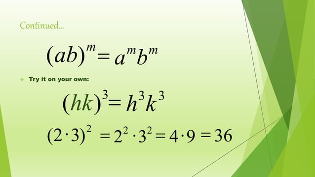 Exponent properties | PPT