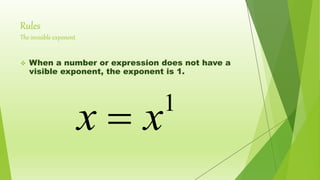 Exponent properties | PPT