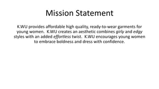 Apparel Product Development: Final Project | PDF