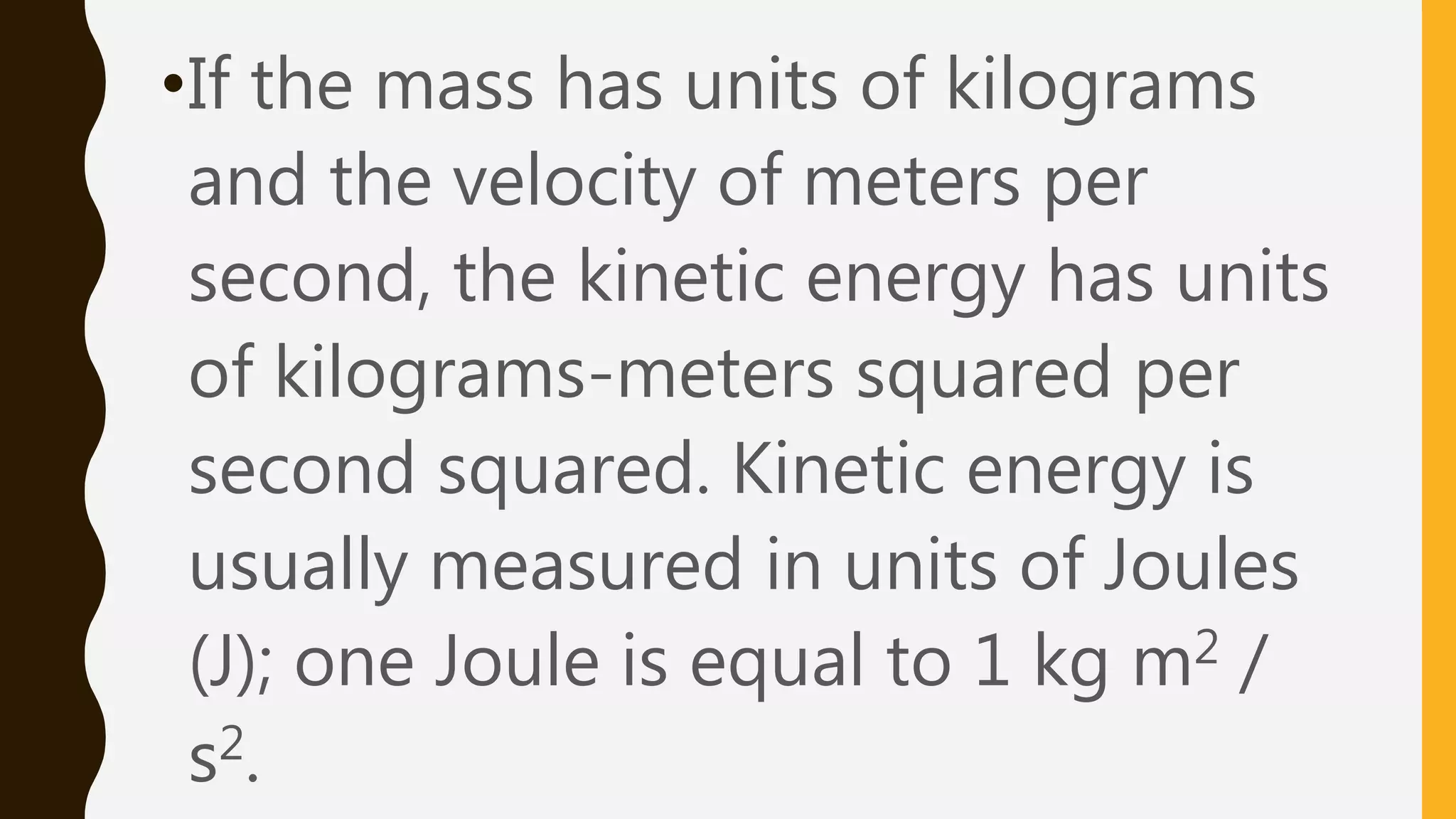 kinetic and potential energy | PPTX