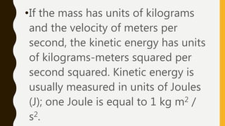 kinetic and potential energy | PPTX