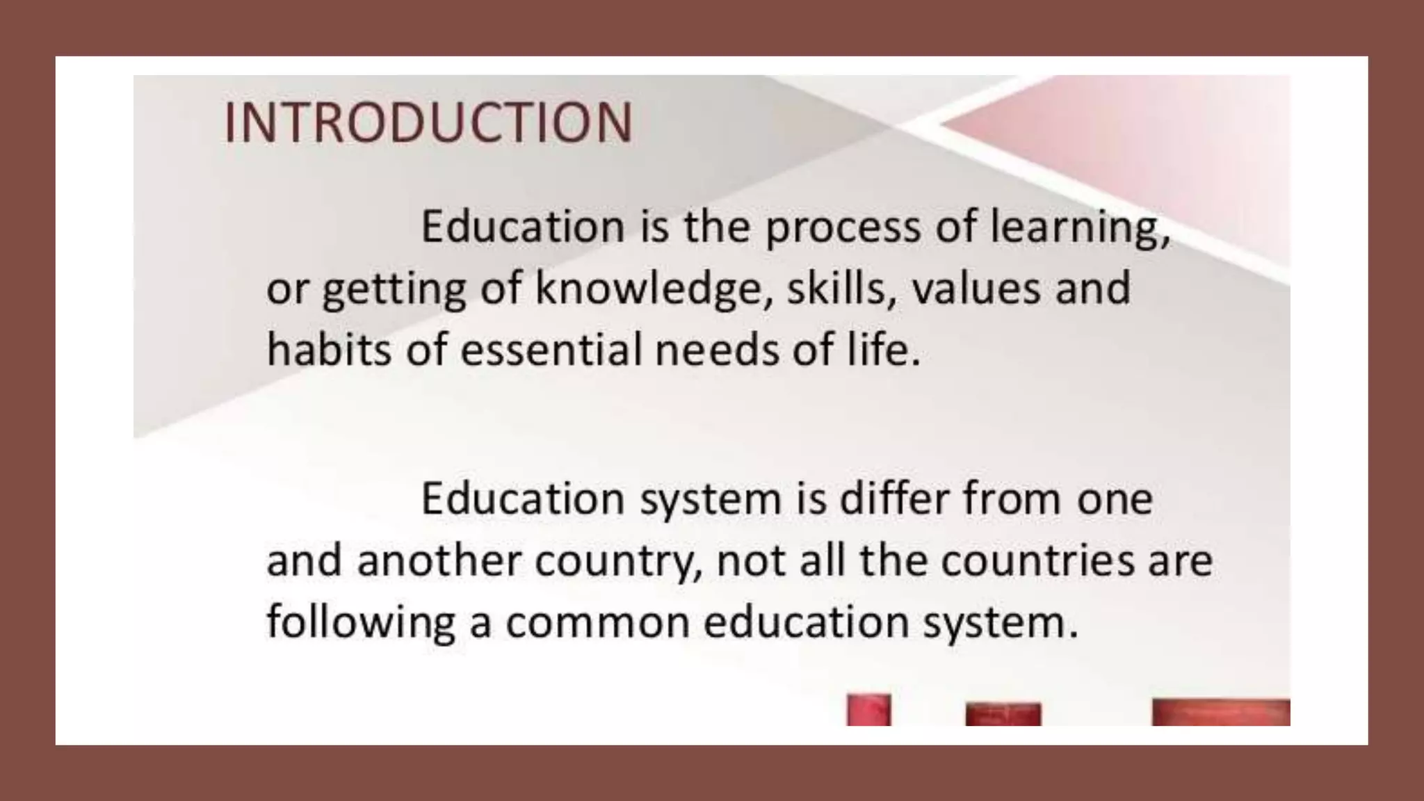 THE EDUCATION SYSTEM AND PRACTICES IN INDIA Issues and challenges in ...