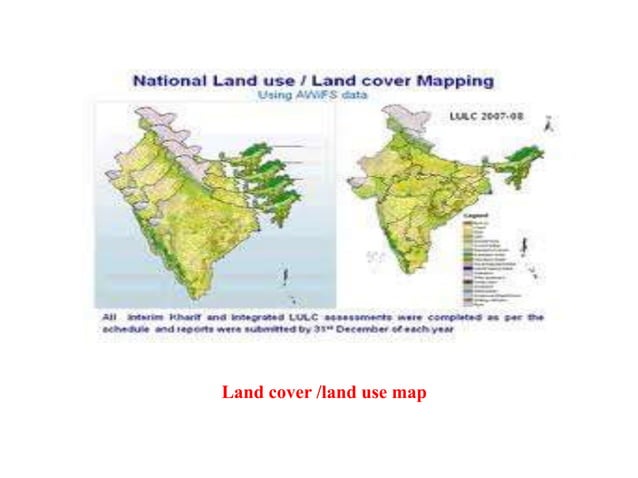 Remote Sensing and GIS in Land Use / Land Cover Mapping | PPTX ...
