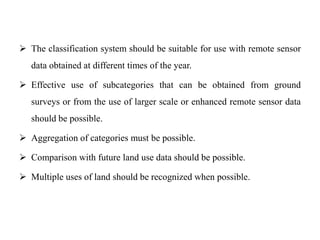Remote Sensing and GIS in Land Use / Land Cover Mapping | PPTX
