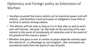 Kautilya’s Strategies and today’s Indian Defence Policy | PPTX
