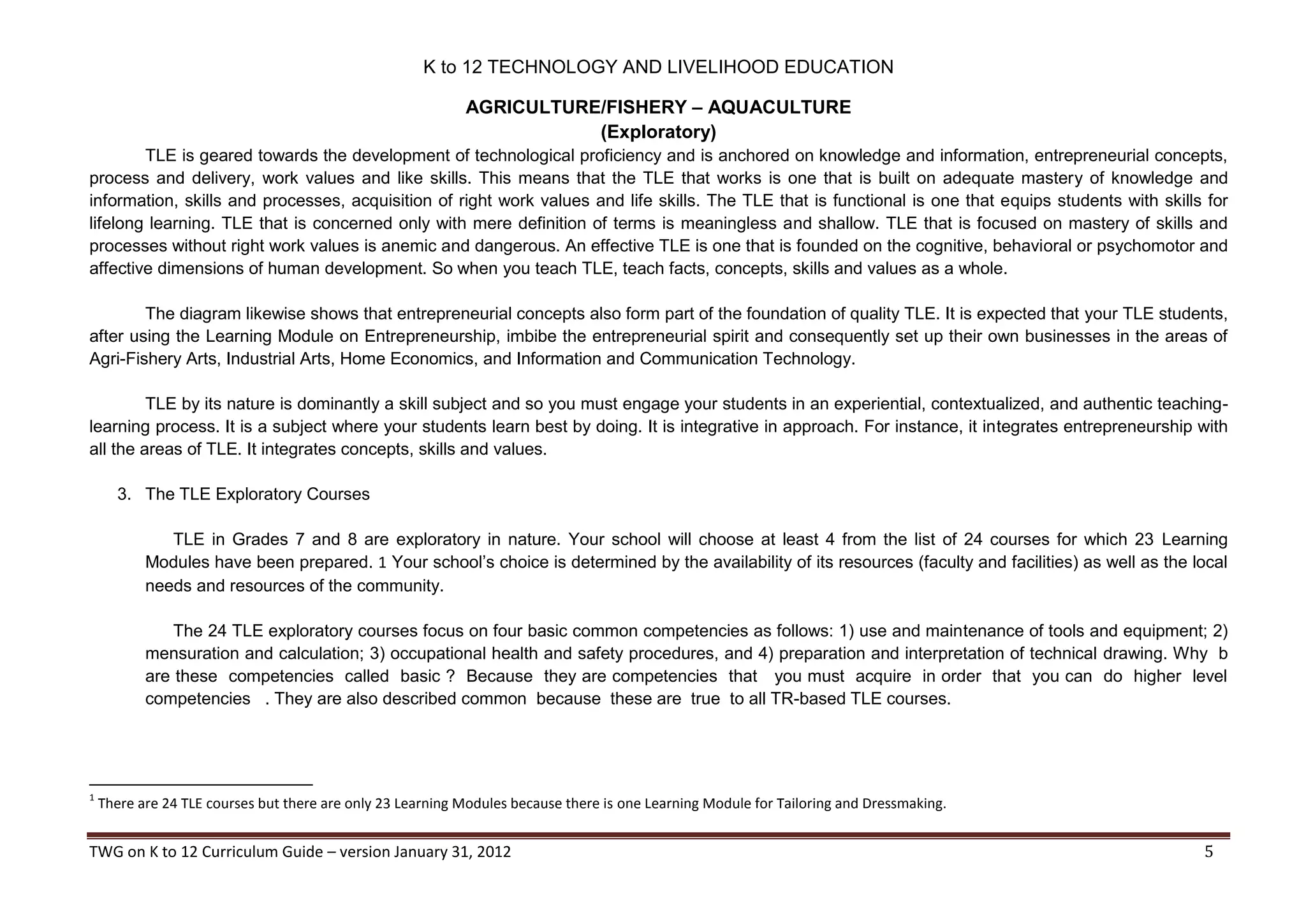 K to 12 aquaculture teacher's guide | PDF
