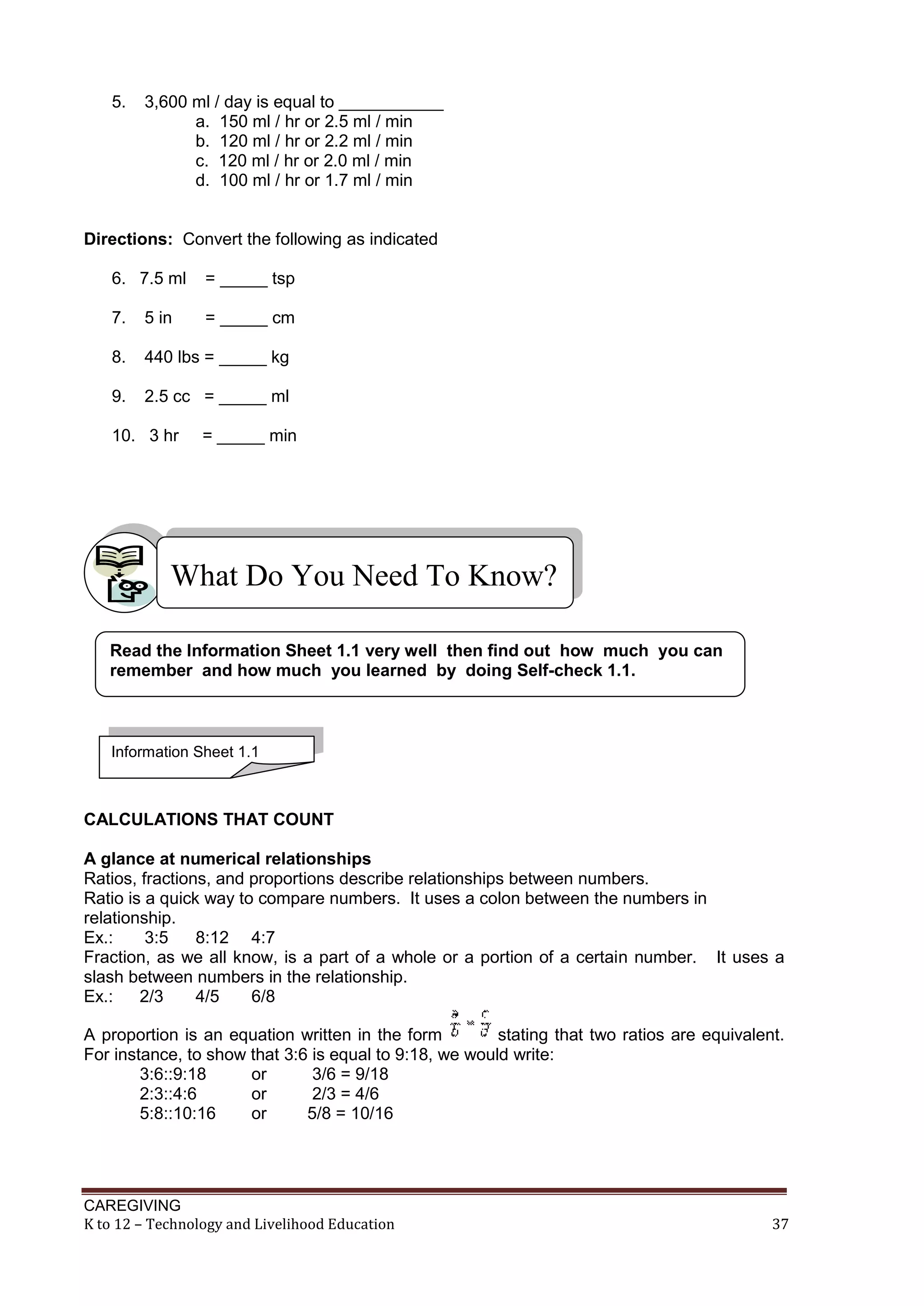 CARE GIVING Grade 8 Learning Module | PDF
