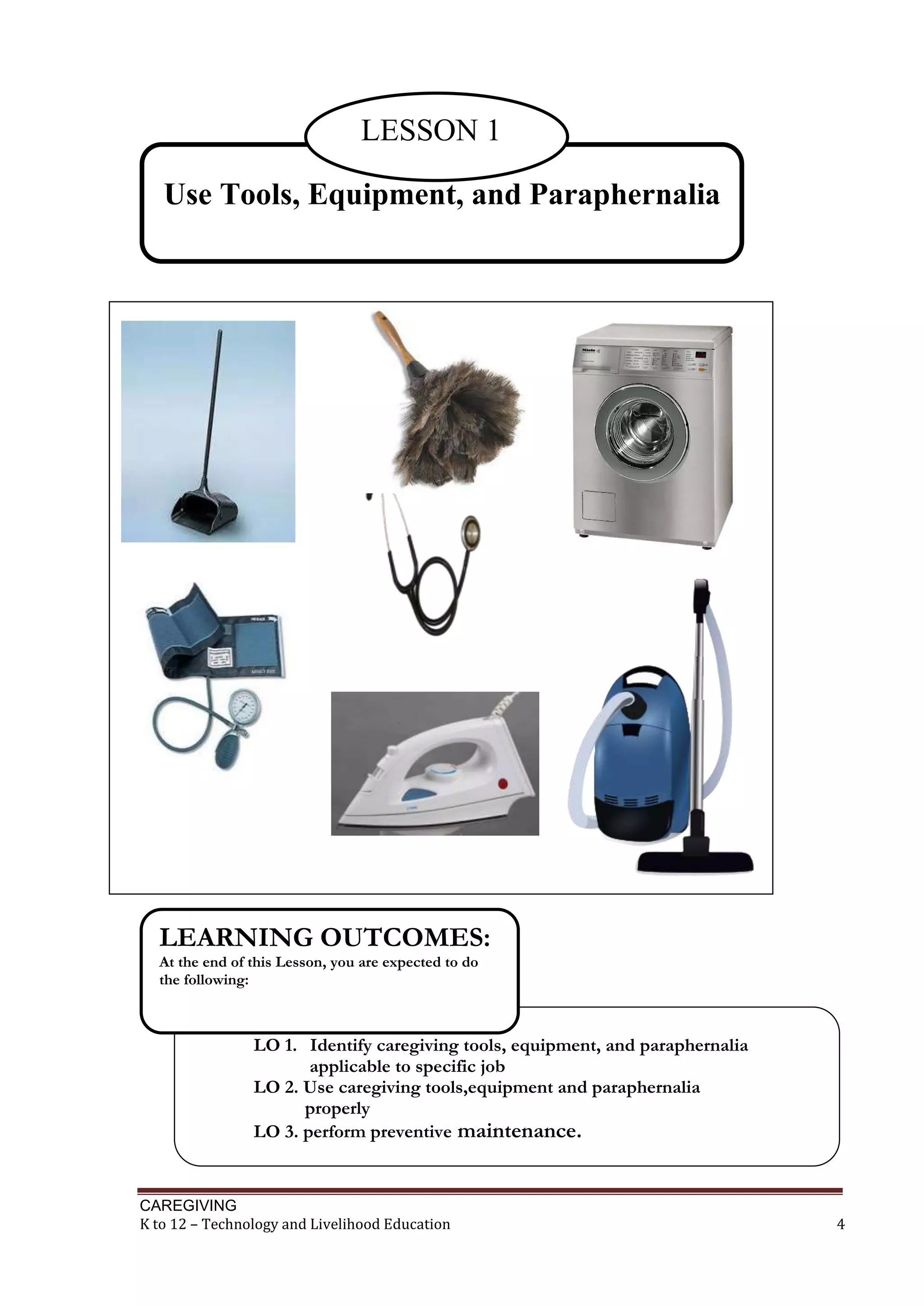 CARE GIVING Grade 8 Learning Module | PDF