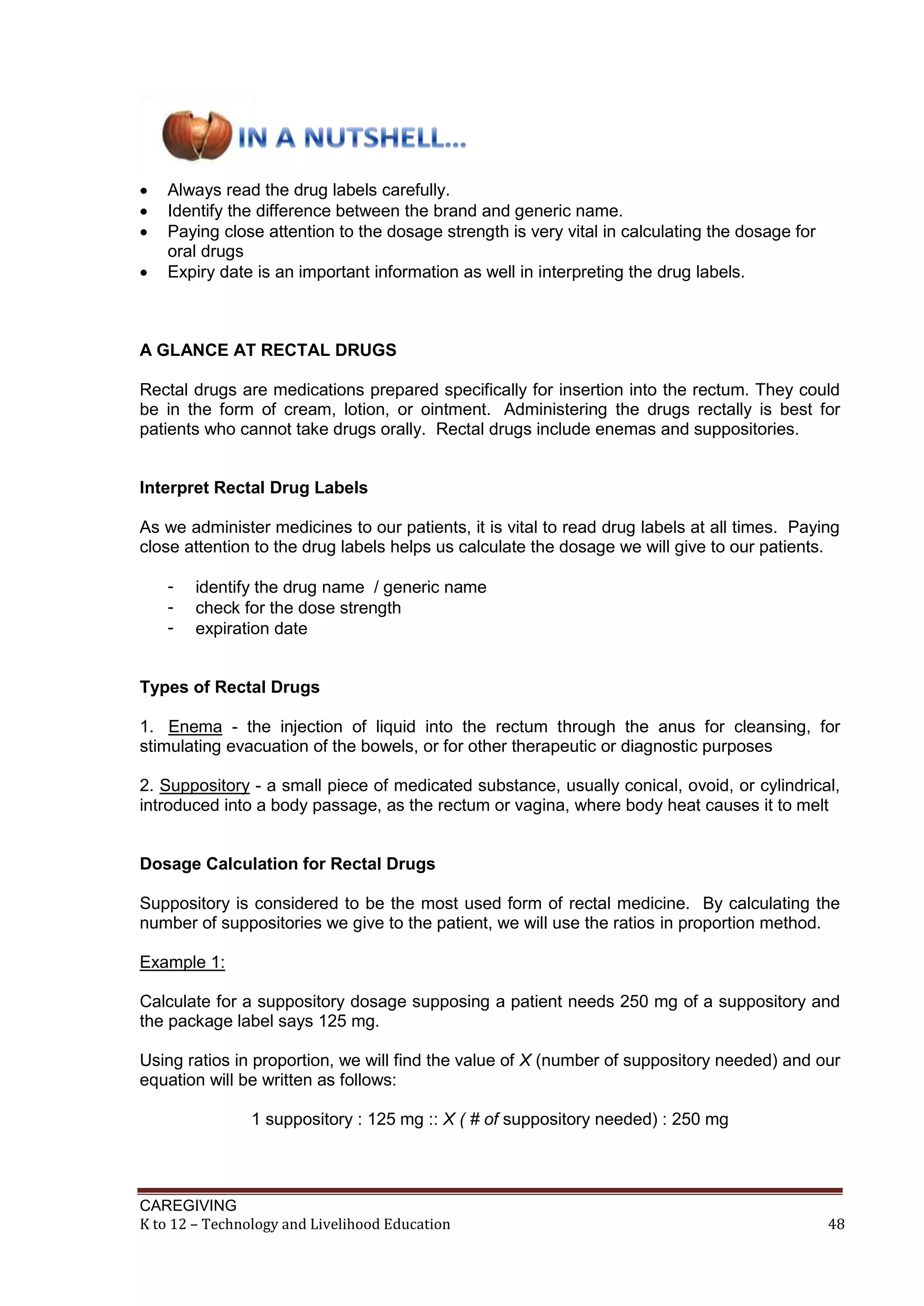 K to 12 caregiving learning modules | PDF
