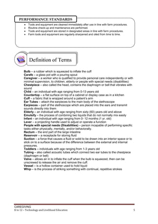K to 12 caregiving learning modules | PDF