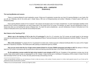 K to 12 carpentry teacher's guide | PDF