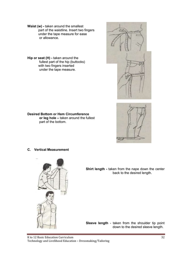 K to 12 dressmaking and tailoring learning modules | PDF | Needlework ...