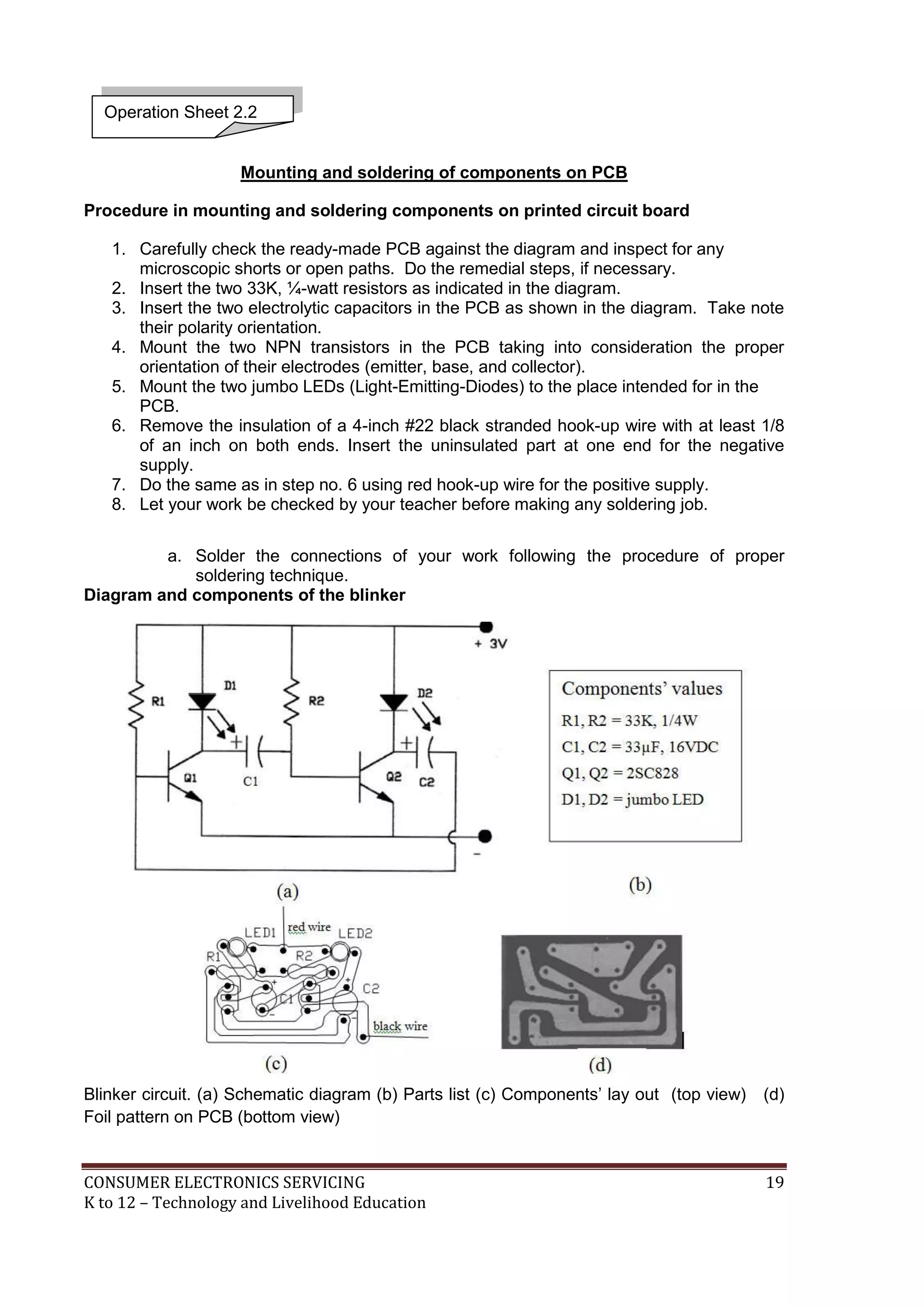 K to 12 electronics learning module | PDF