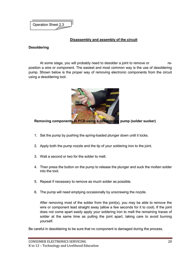 K to 12 electronics learning module | PDF