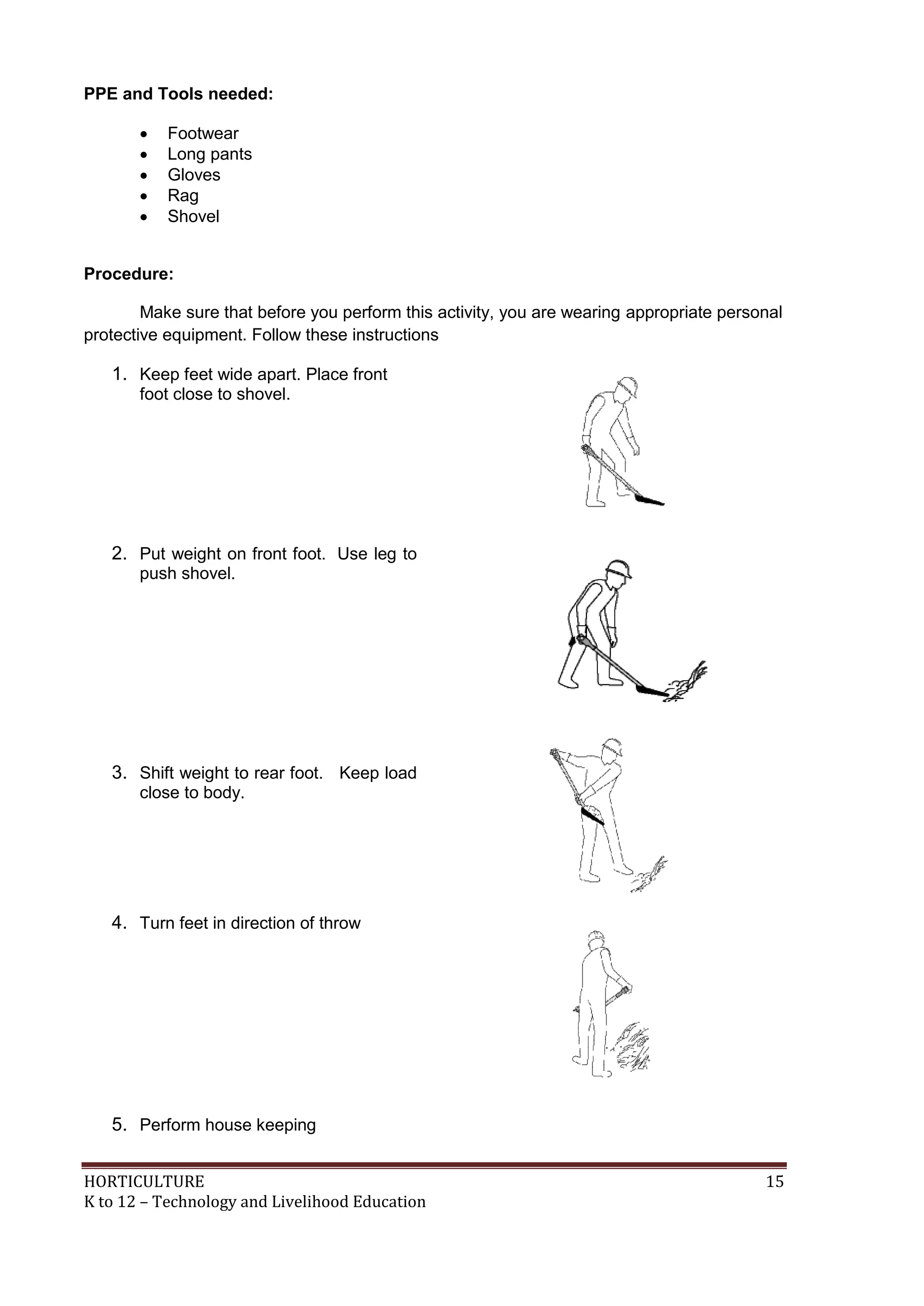 K to 12 horticulture learning module | PDF
