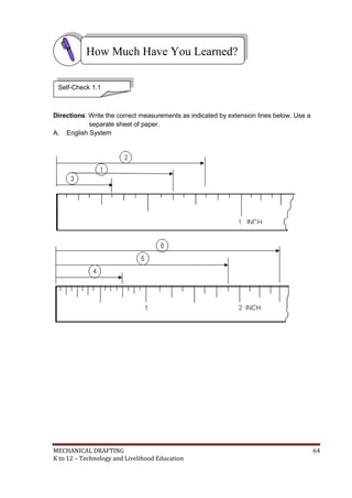 K to 12 mechanical drafting learning module | PDF