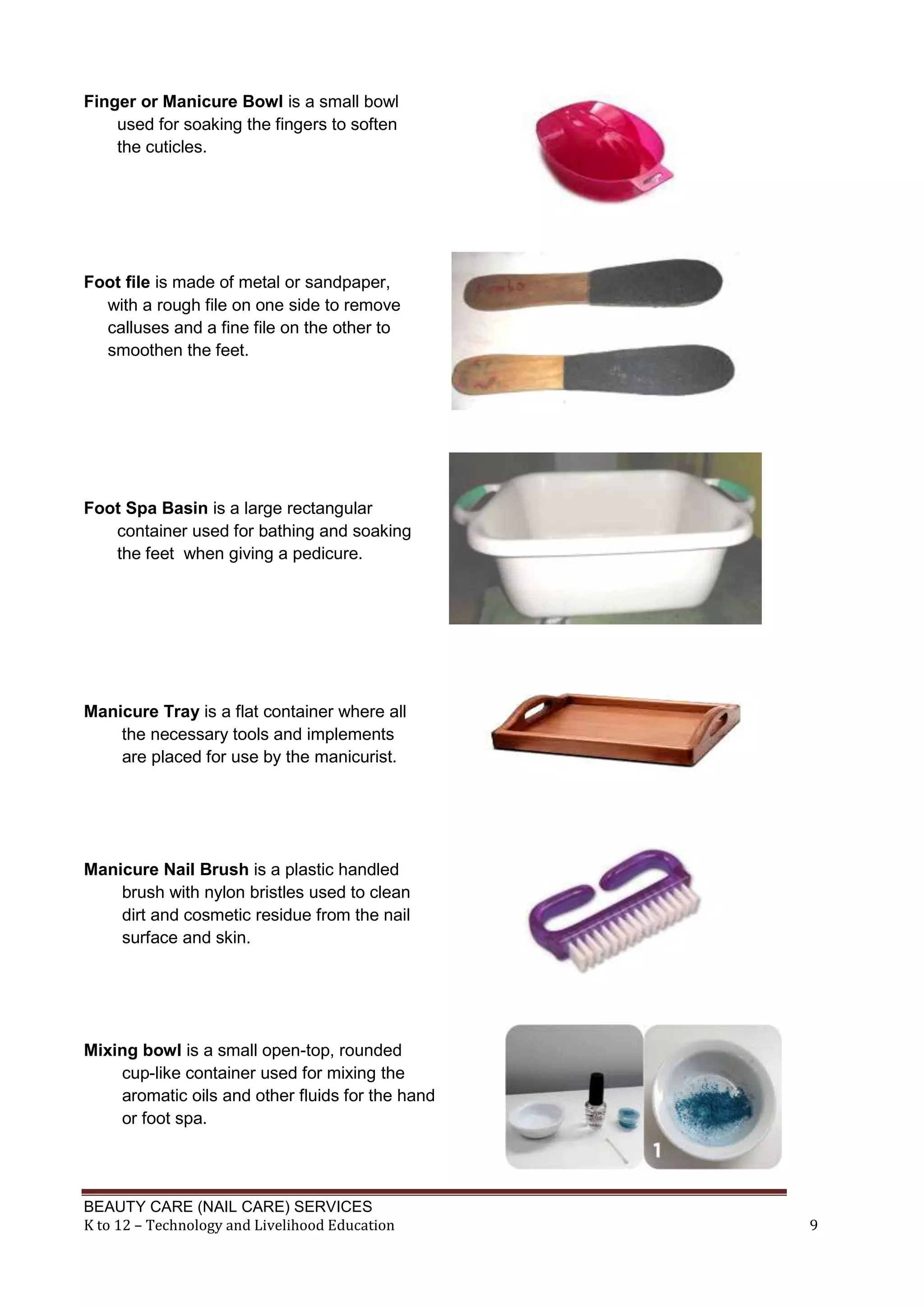 K to 12 nail care learning module | PDF