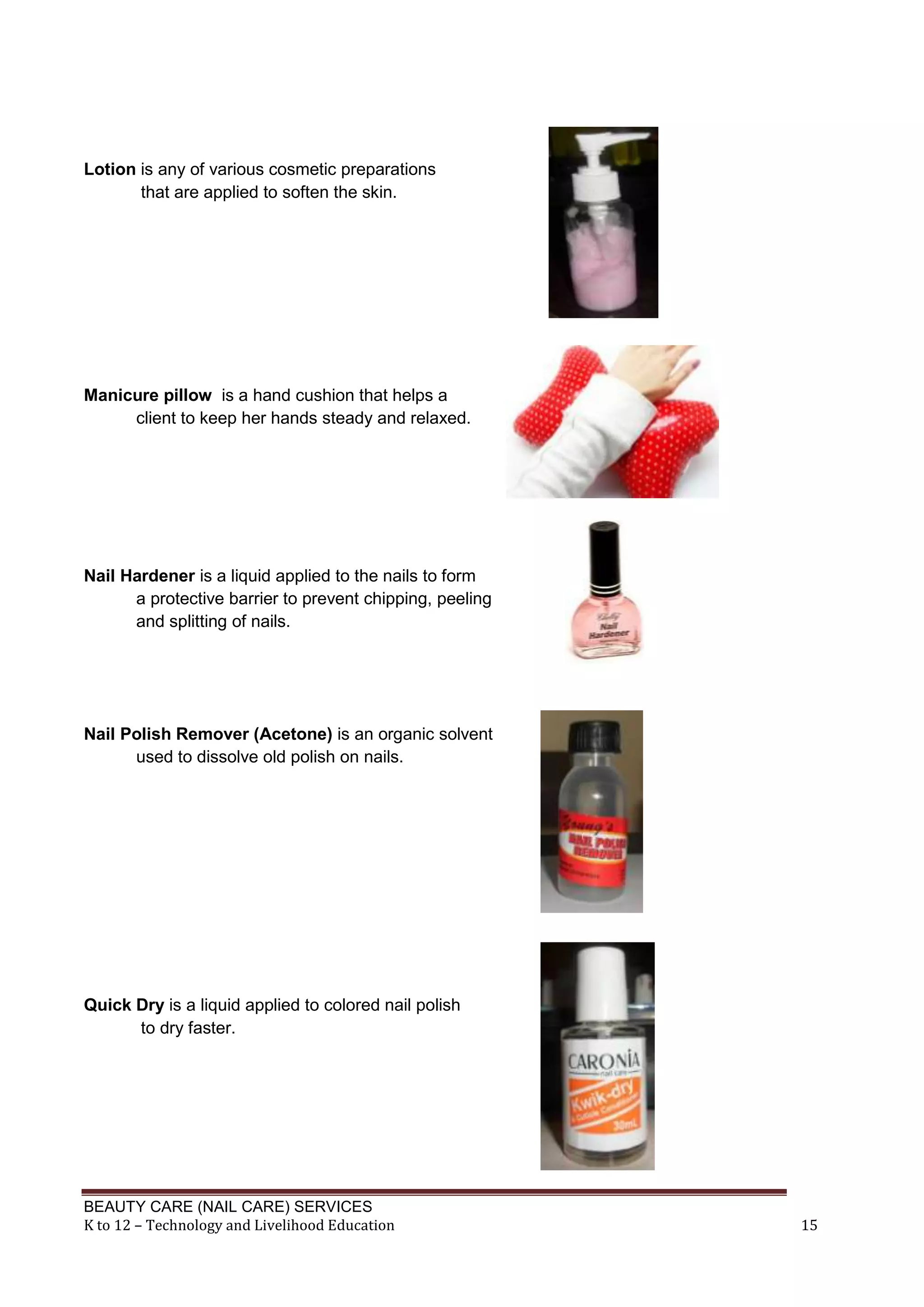 K to 12 nail care learning module | PDF