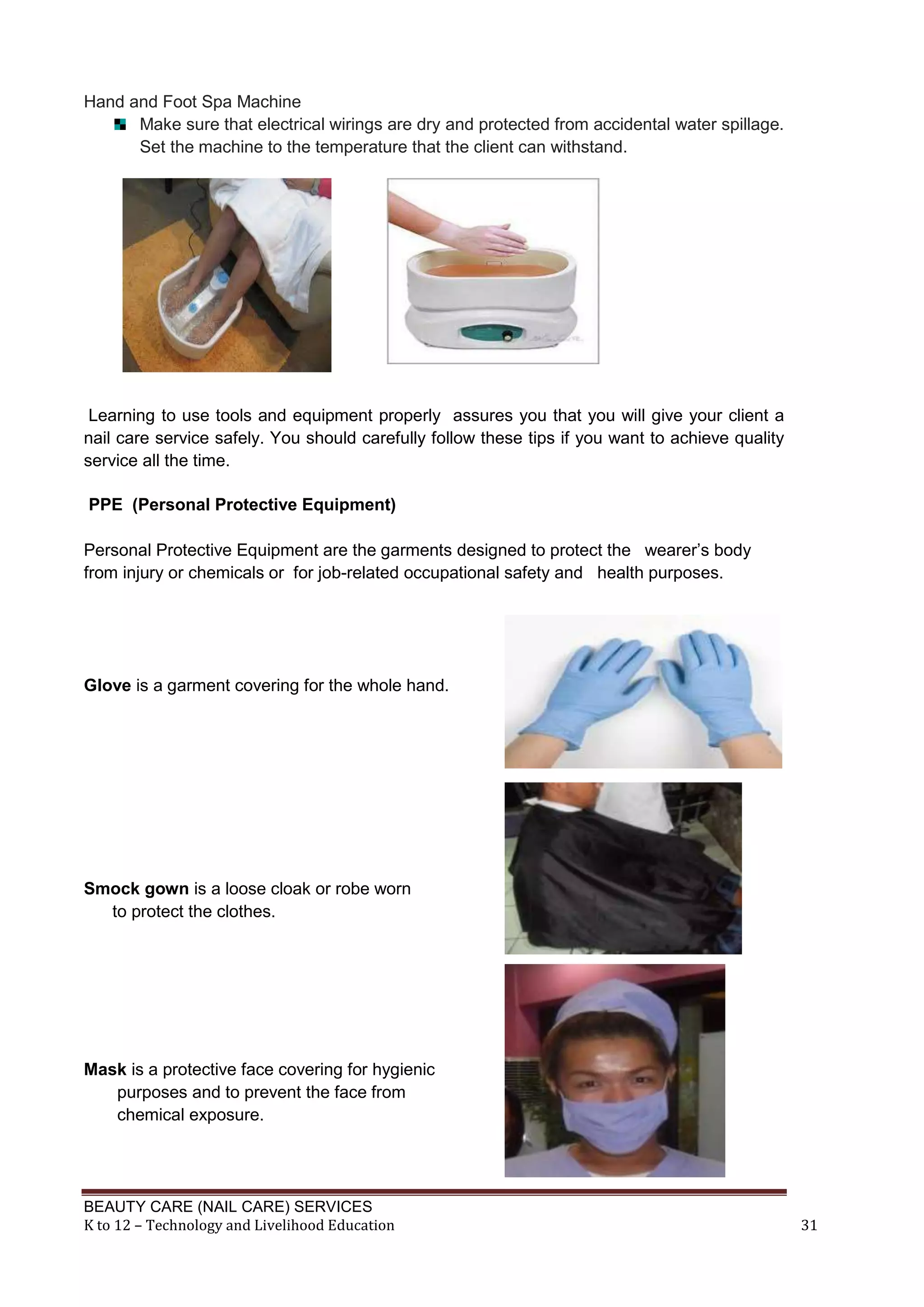 K to 12 nail care learning module | PDF