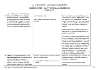 K to 12 nail care teacher's guide | PDF