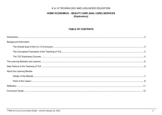 K to 12 nail care teacher's guide | PDF