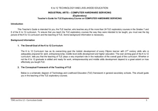 K to 12 pc hardware servicing teacher's guide | PDF