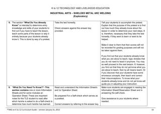 K to 12 smaw welding teacher's guide | PDF